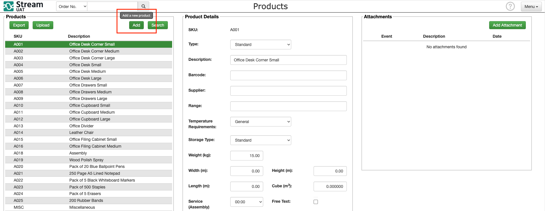Adding products | Knowledge Base | Stream