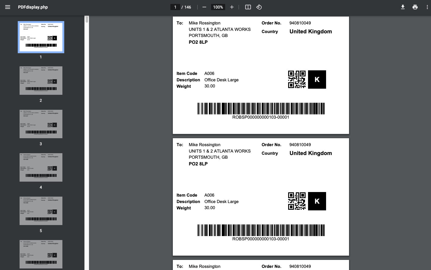 Printing labels for orders | Knowledge Base | Stream