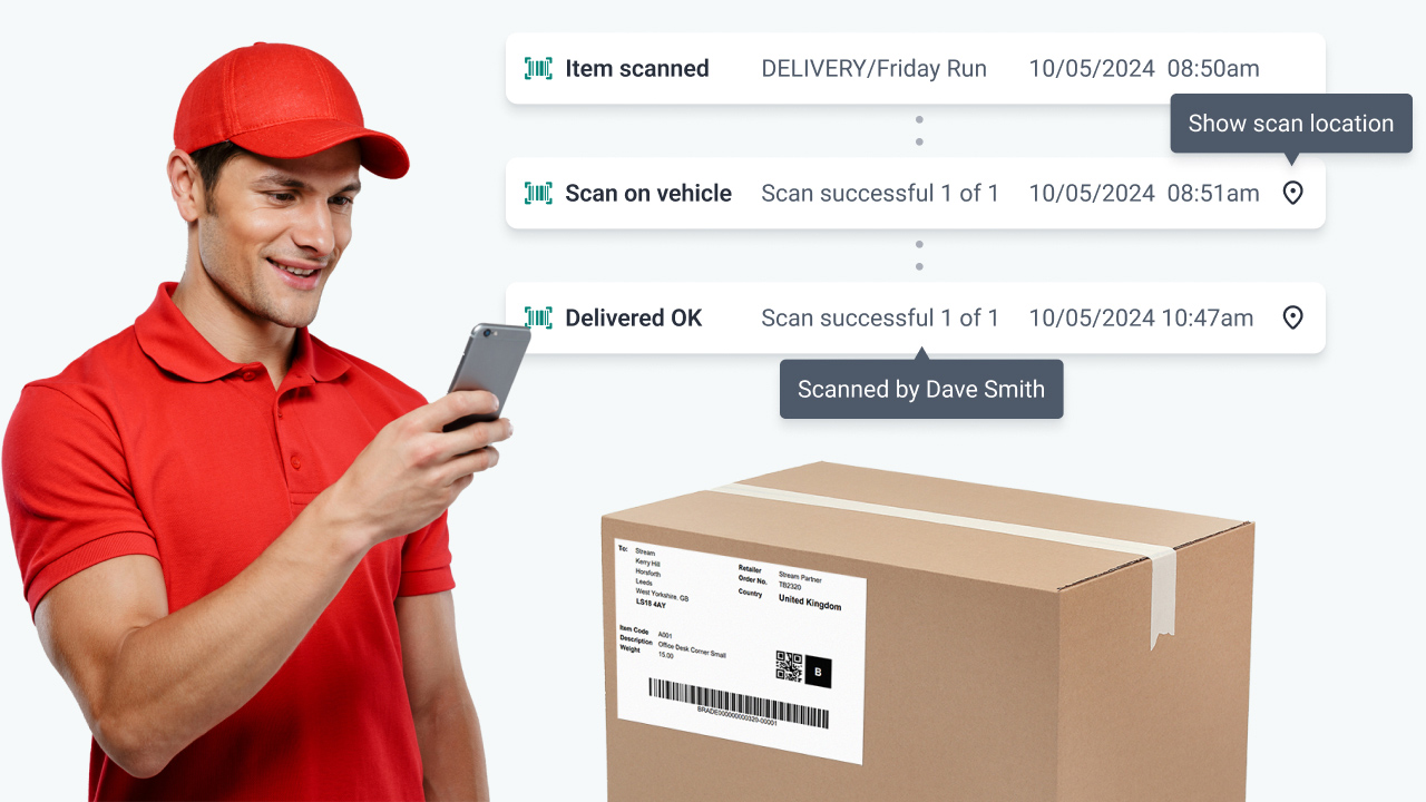 Barcode Tracking Software for Track & Trace Logistics | Stream