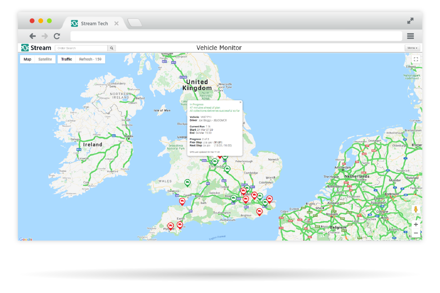 Using the Vehicle Monitor | Knowledge Base | Stream